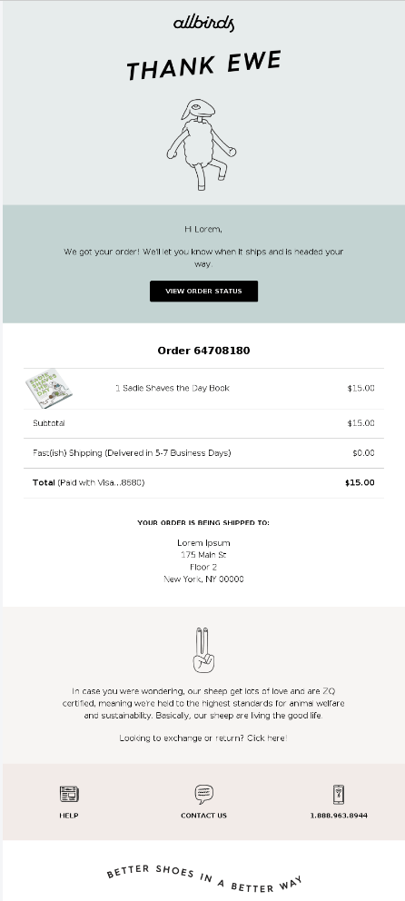 15 Order Confirmation Email Examples for Ecommerce (+ Screenshots)