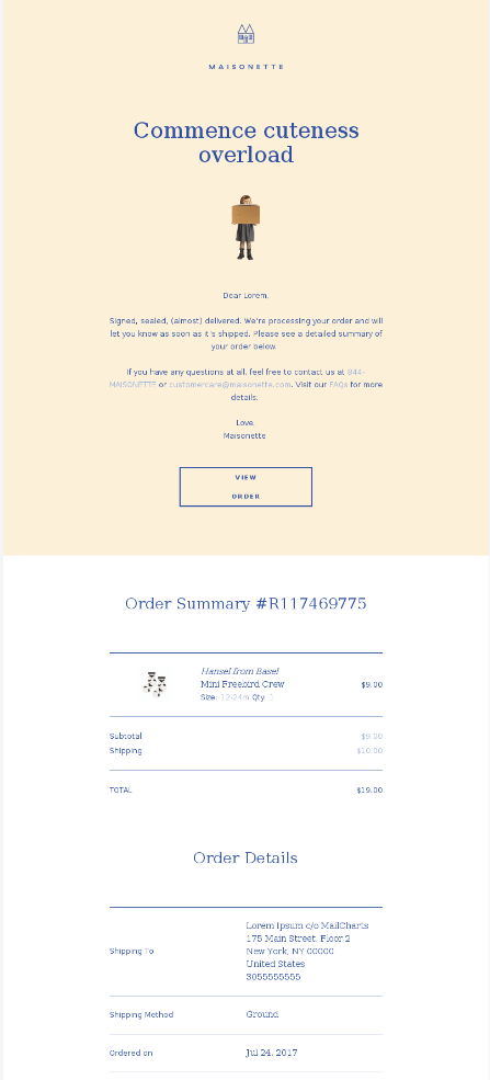 15 Order Confirmation Email Examples for Ecommerce (+ Screenshots)
